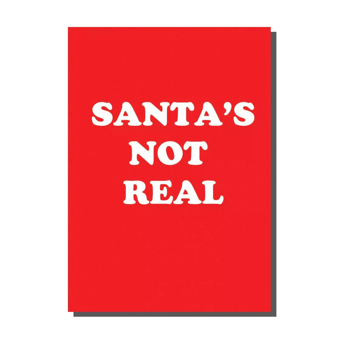 Santa's Not Real Christmas Card – Kitsch Mitch